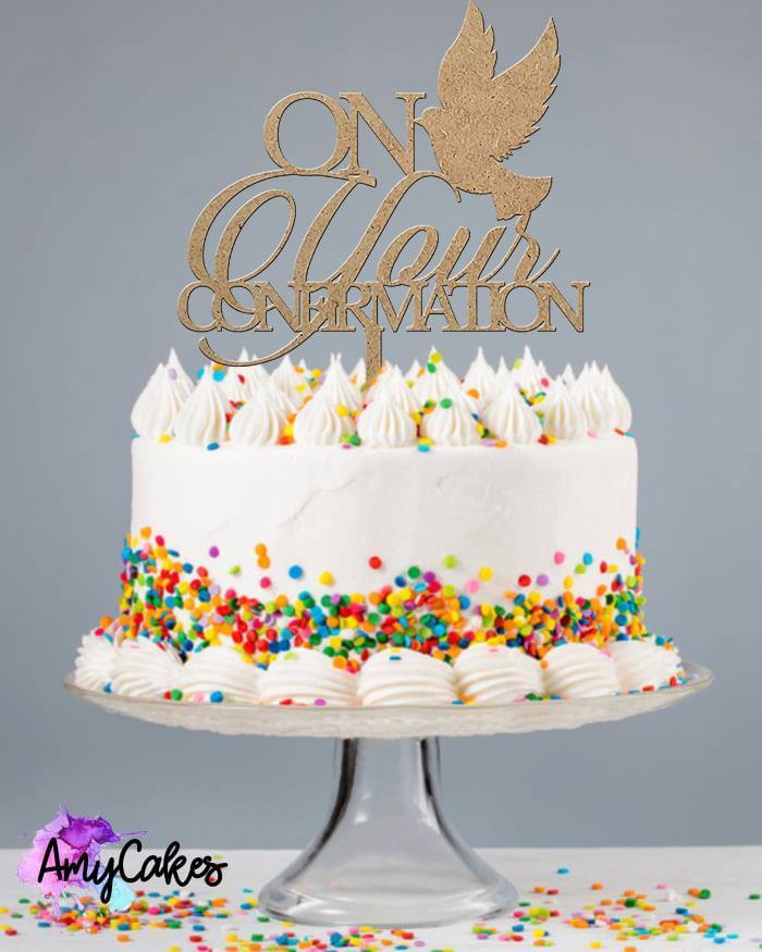 confirmation cake topper uk